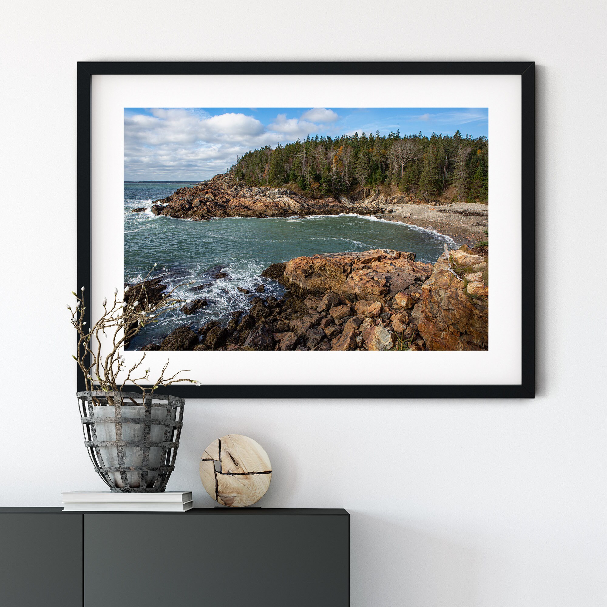 Acadia National Park, Little Hunter Beach, Cove, Autumn, Maine ...