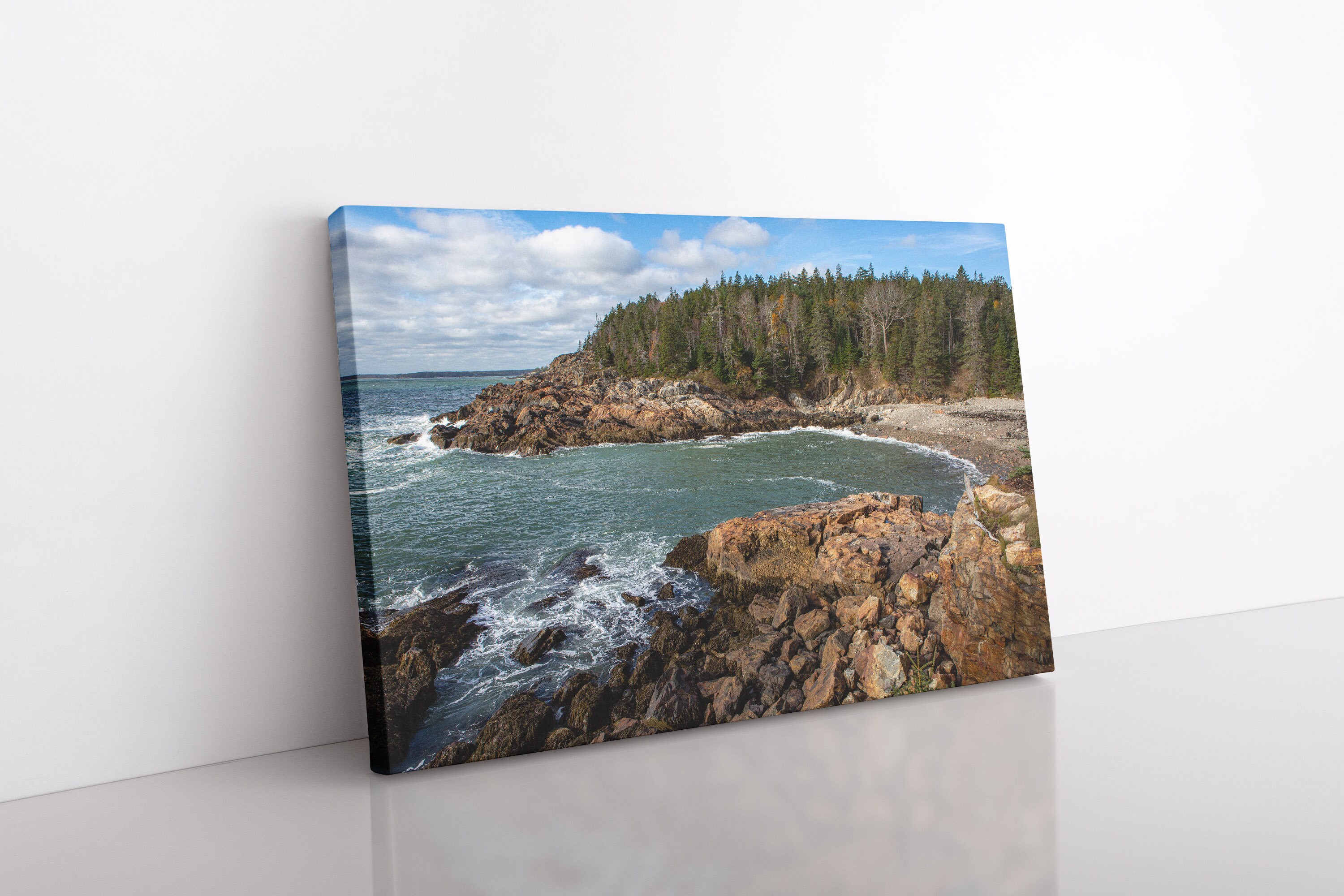Acadia National Park, Little Hunter Beach, Cove, Autumn, Maine ...