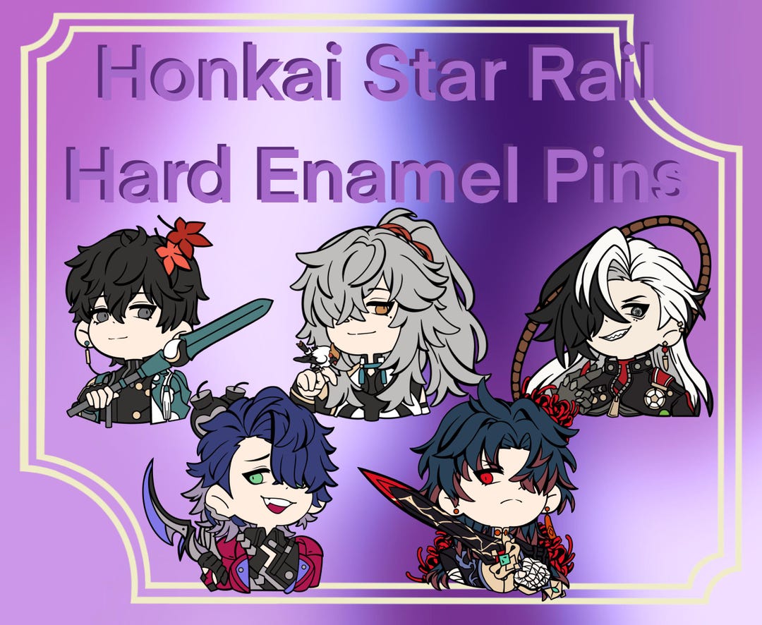 Honkai Star Rail 2 Inch Hard Enamel Pins - Etsy