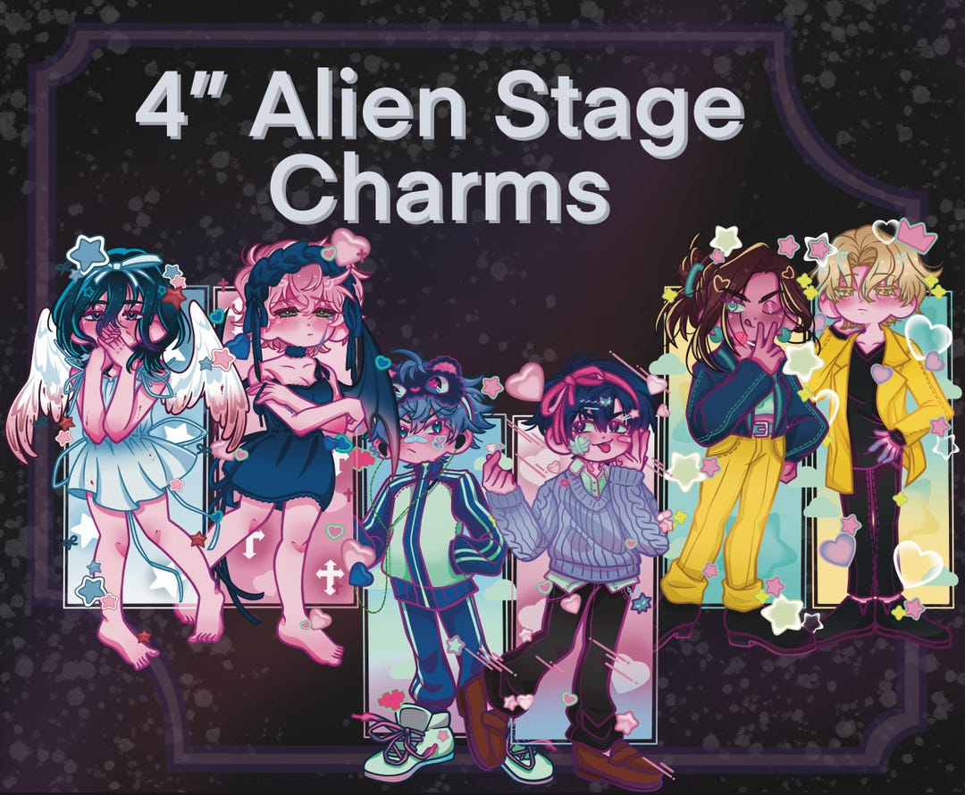 Alien Stage 4" Charms - Etsy