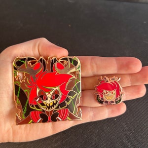 Hazbin Minis 1" Inch Hard Enamel Pins - Etsy