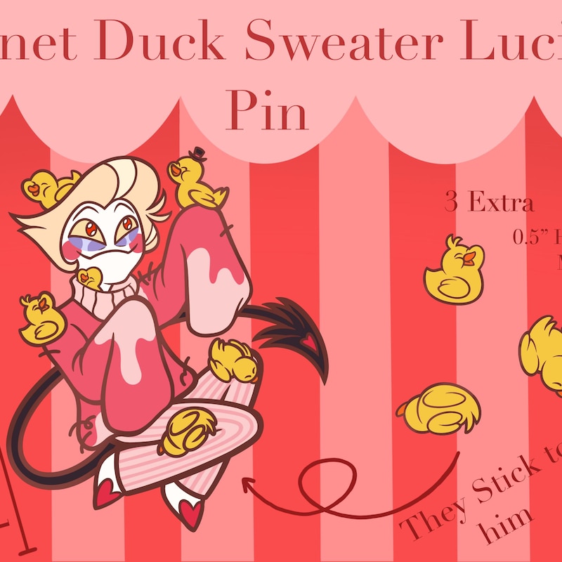 Hazbin Hotel Lucifer Sweater - Etsy