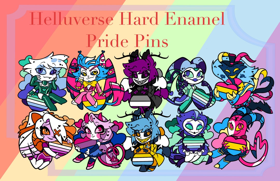 Helluverse 2in Hard Enamel Pride Pins! - Etsy