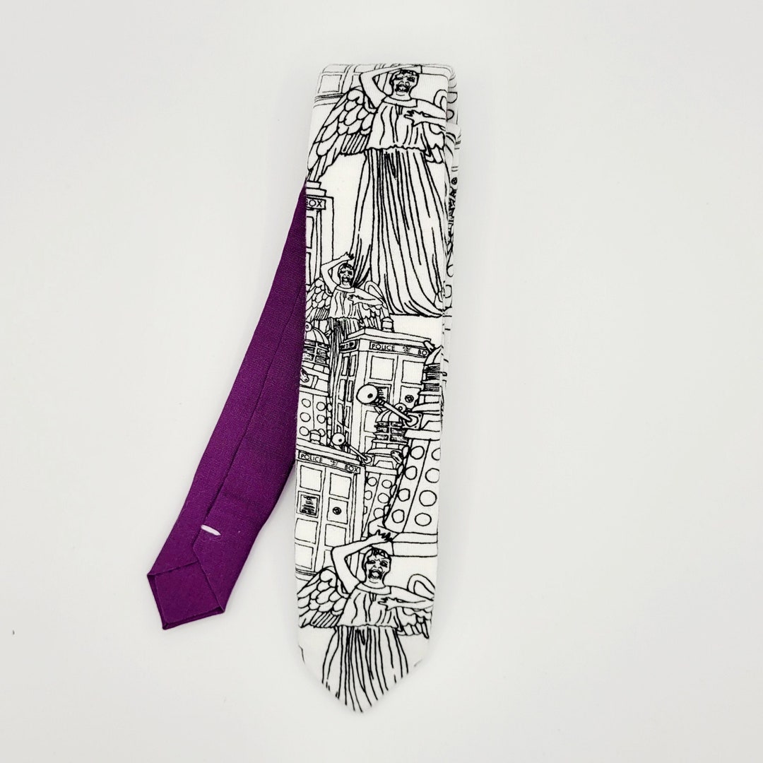 Doctor Who Necktie, TV Show Neckties, Homemade Tie, Mens Clothing ...