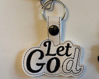 Let God Keychain | Etsy