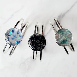 Green River Glass Sea Glass Cuff Resin Bracelet Glass Jewelry Gift for ...