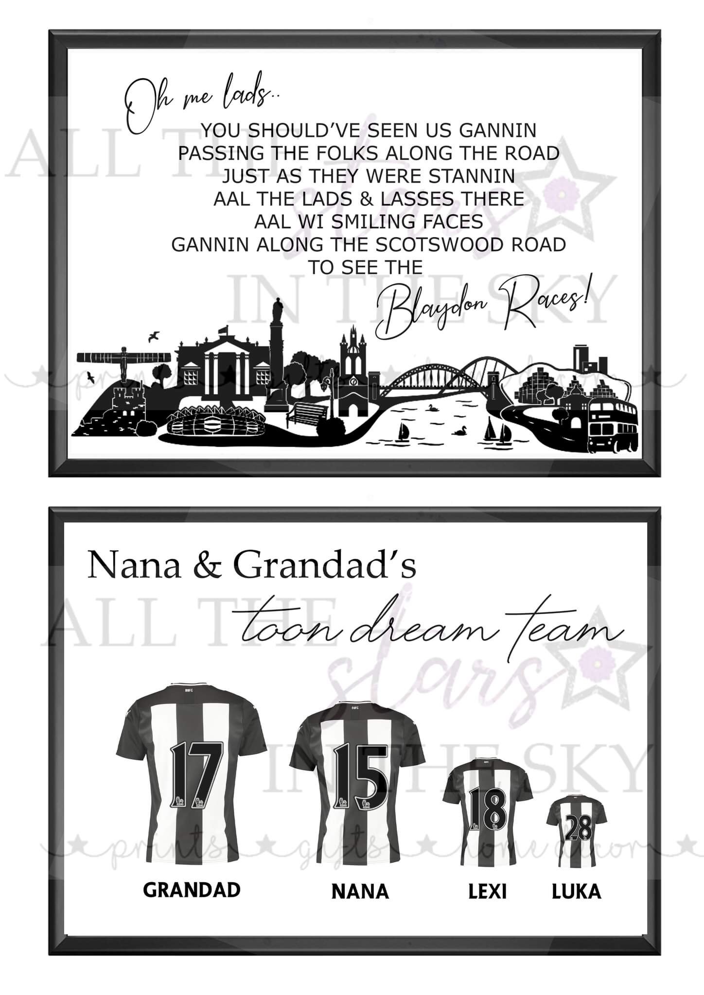 Nufc Home Print Wall Art Home Decor Newcastle Prints Home Inspo Prints ...