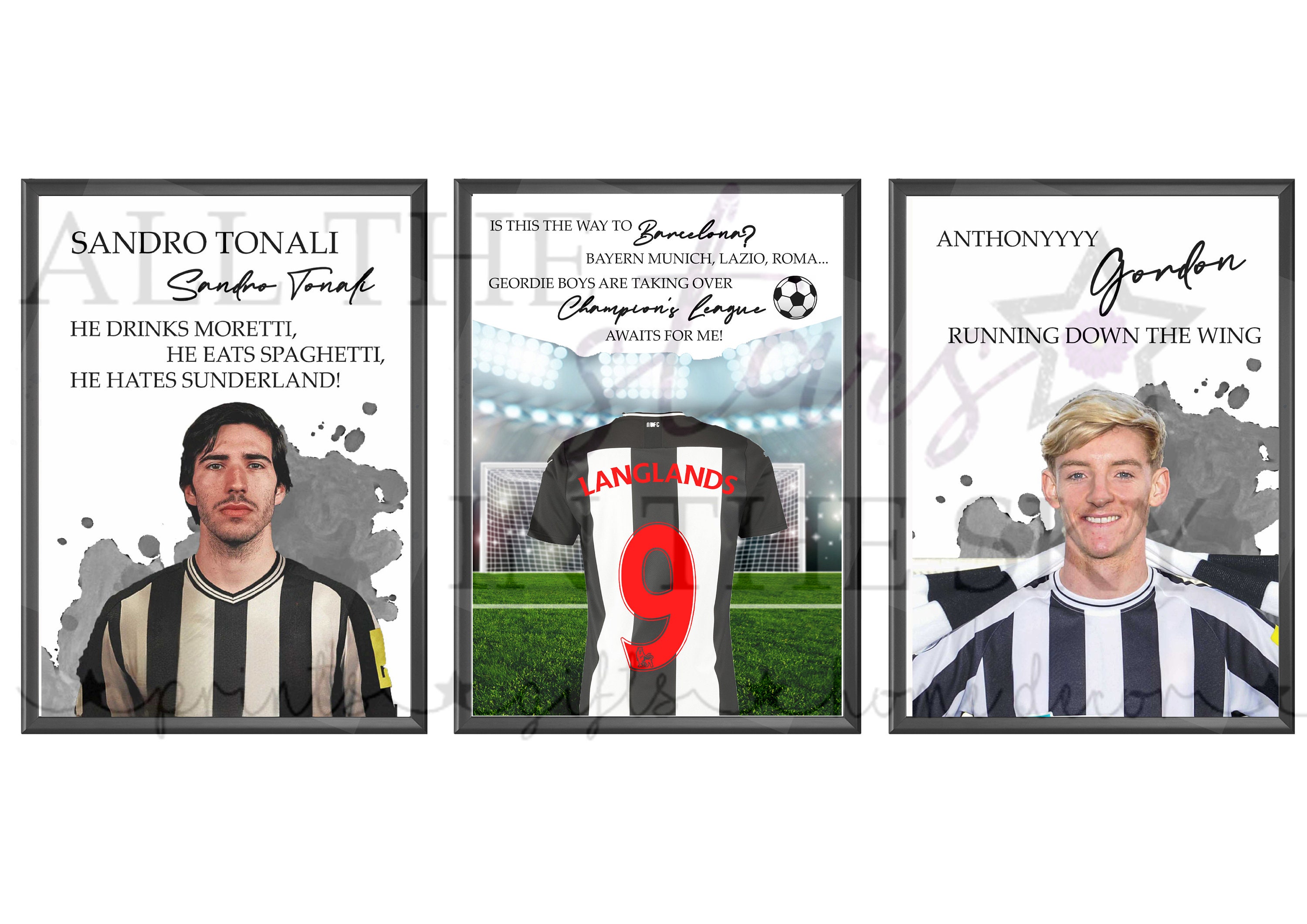 Nufc Home Print Wall Art Home Decor Newcastle Prints Home Inspo Prints ...