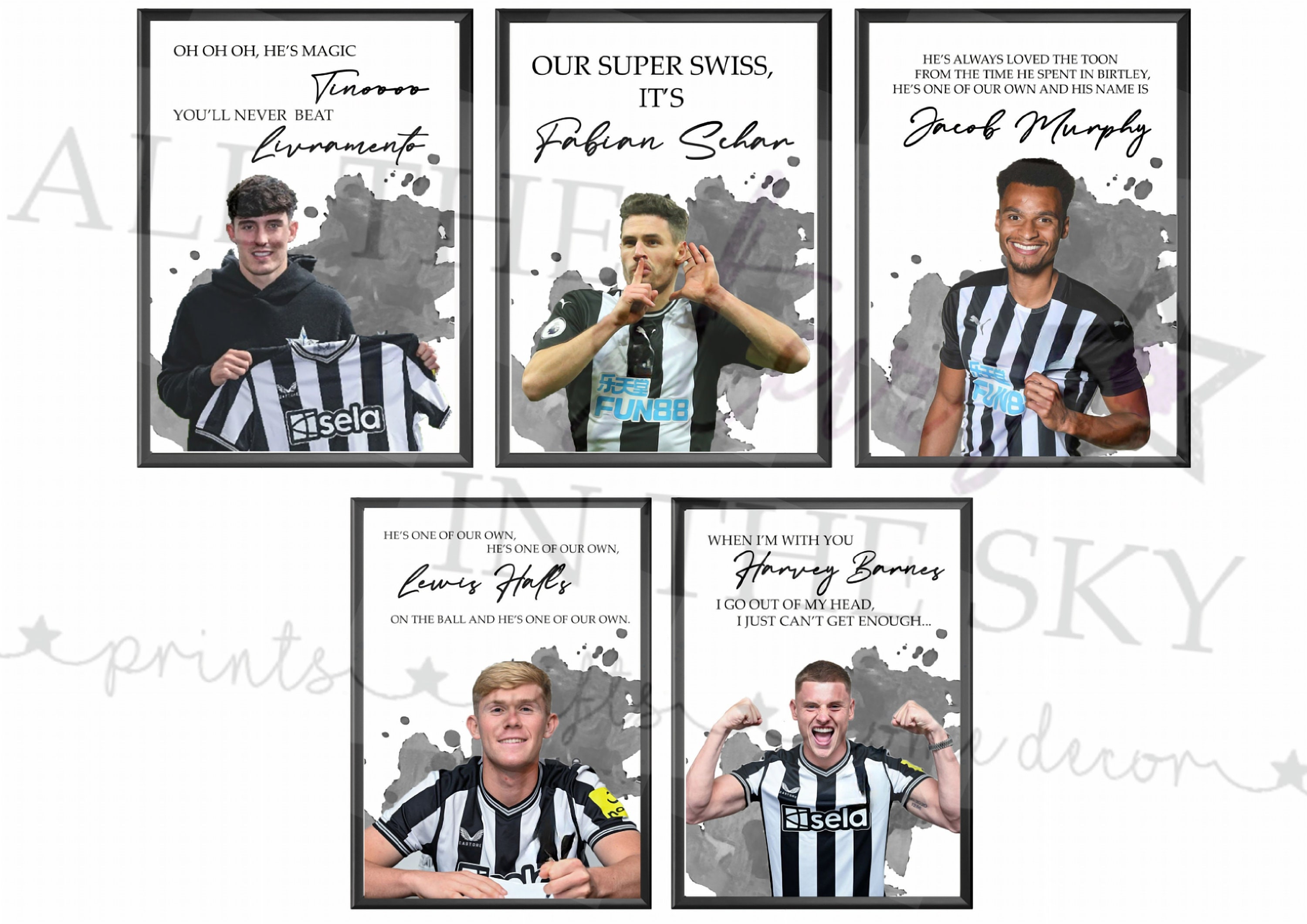 Nufc Home Print Wall Art Home Decor Newcastle Prints Home Inspo Prints ...