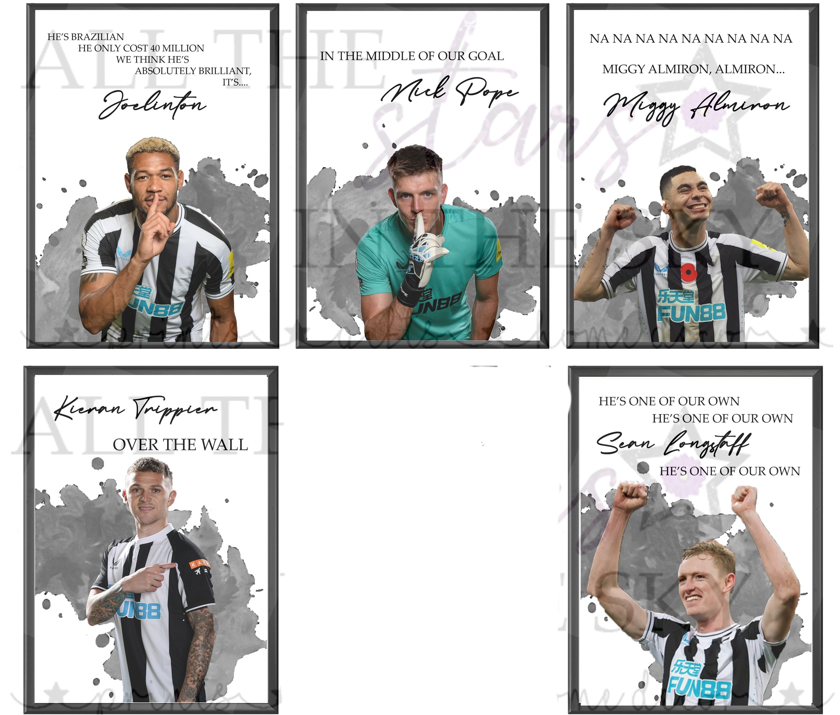 Nufc Home Print Wall Art Home Decor Newcastle Prints Home Inspo Prints ...