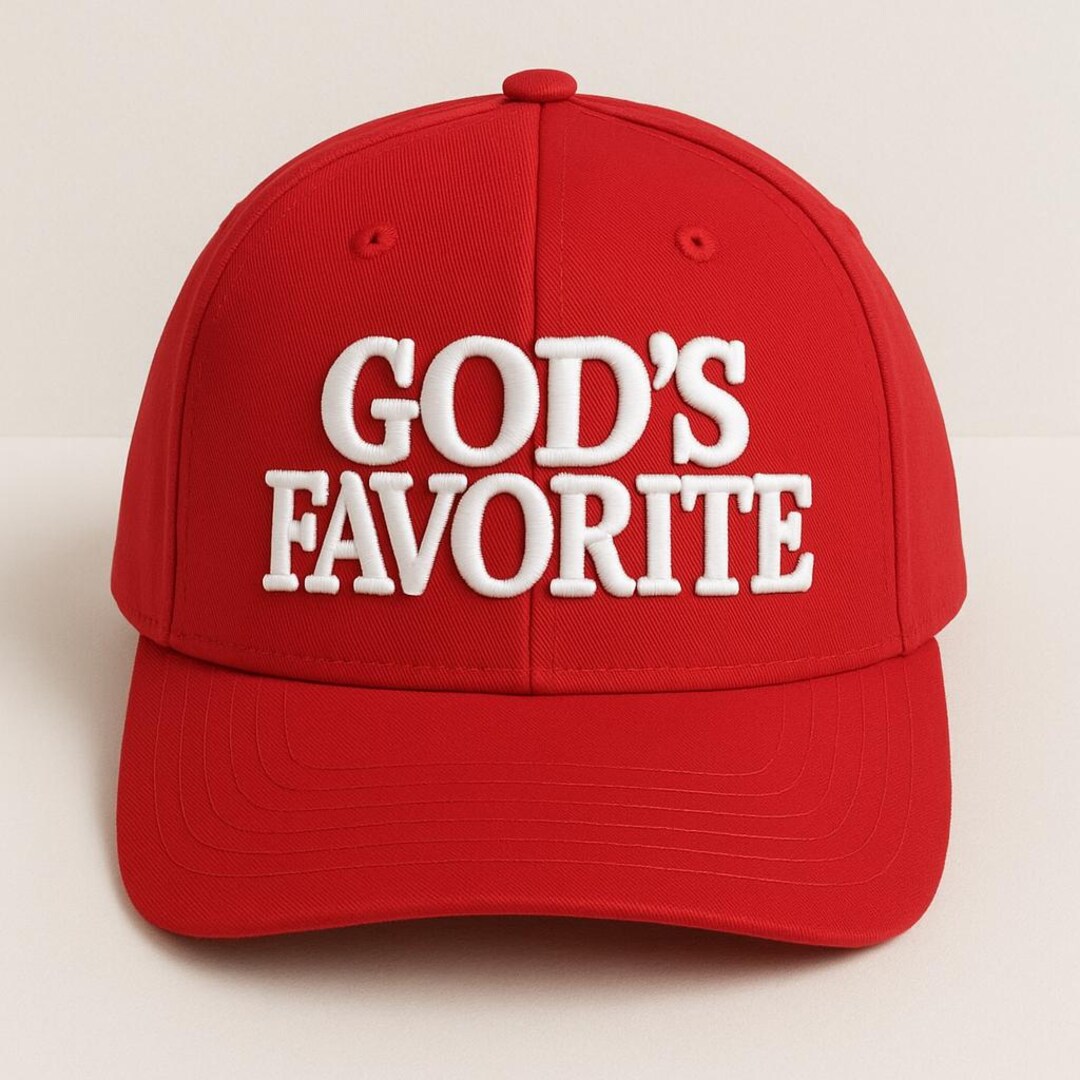 Gods Favorite Hat Red | Religion | Jesus | Adjustable Hat | Snapback ...