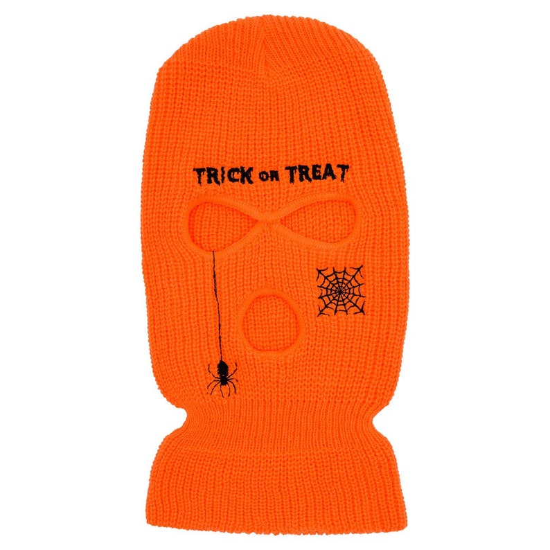Trick or Treat Halloween Ski Mask - Etsy