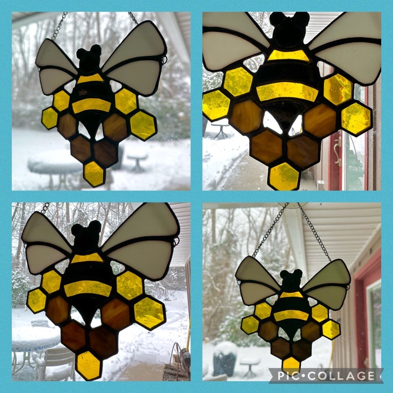 Bee Stained Glass - Etsy