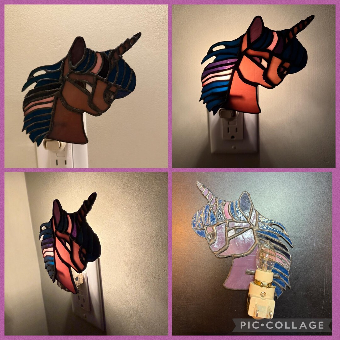 Twilight Sparkle MLP Stained Glass Nightlight. - Etsy