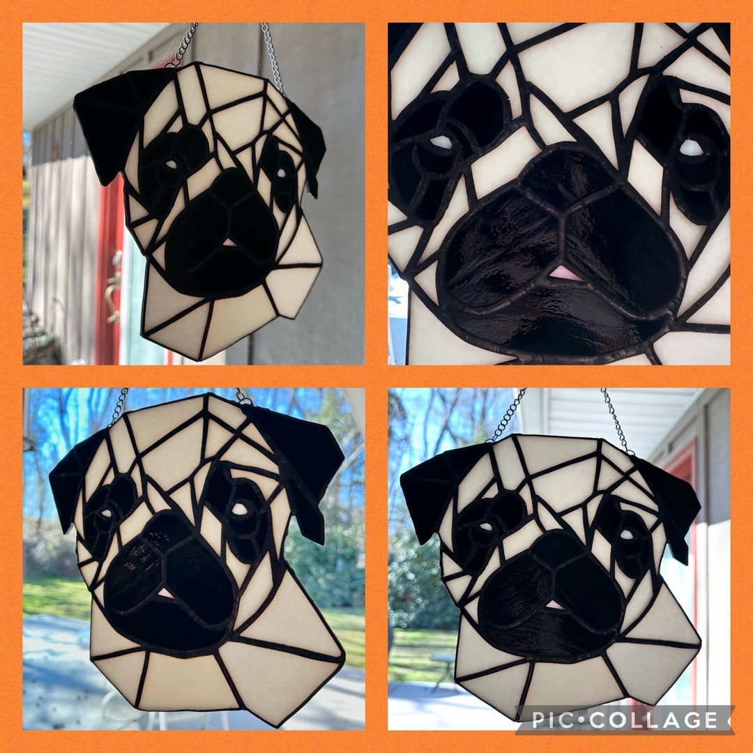 Pug Stained Glass - Etsy