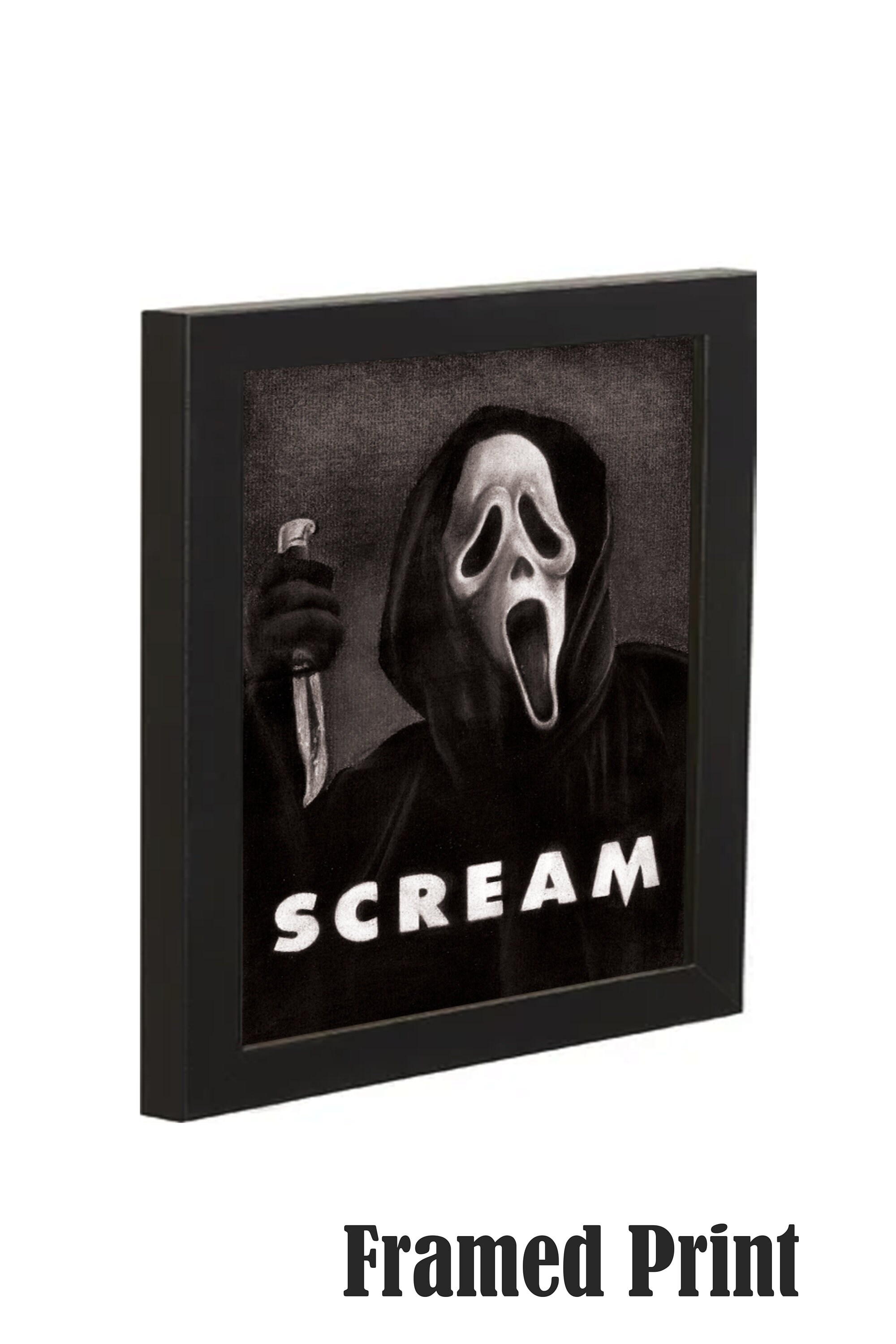 Scream Charcoal Drawing Print - Etsy