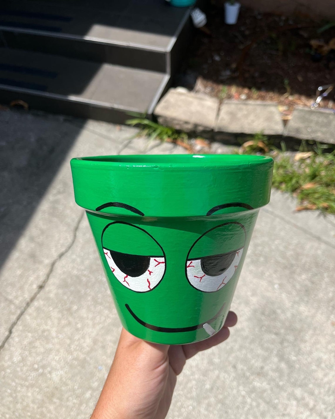 Stoner Frog Terra Cotta Flower Pot - Etsy