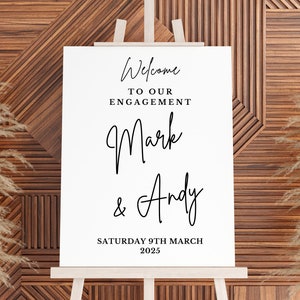 Custom Designed Engagement Vinyl Decal- Personalised With Your Details ...