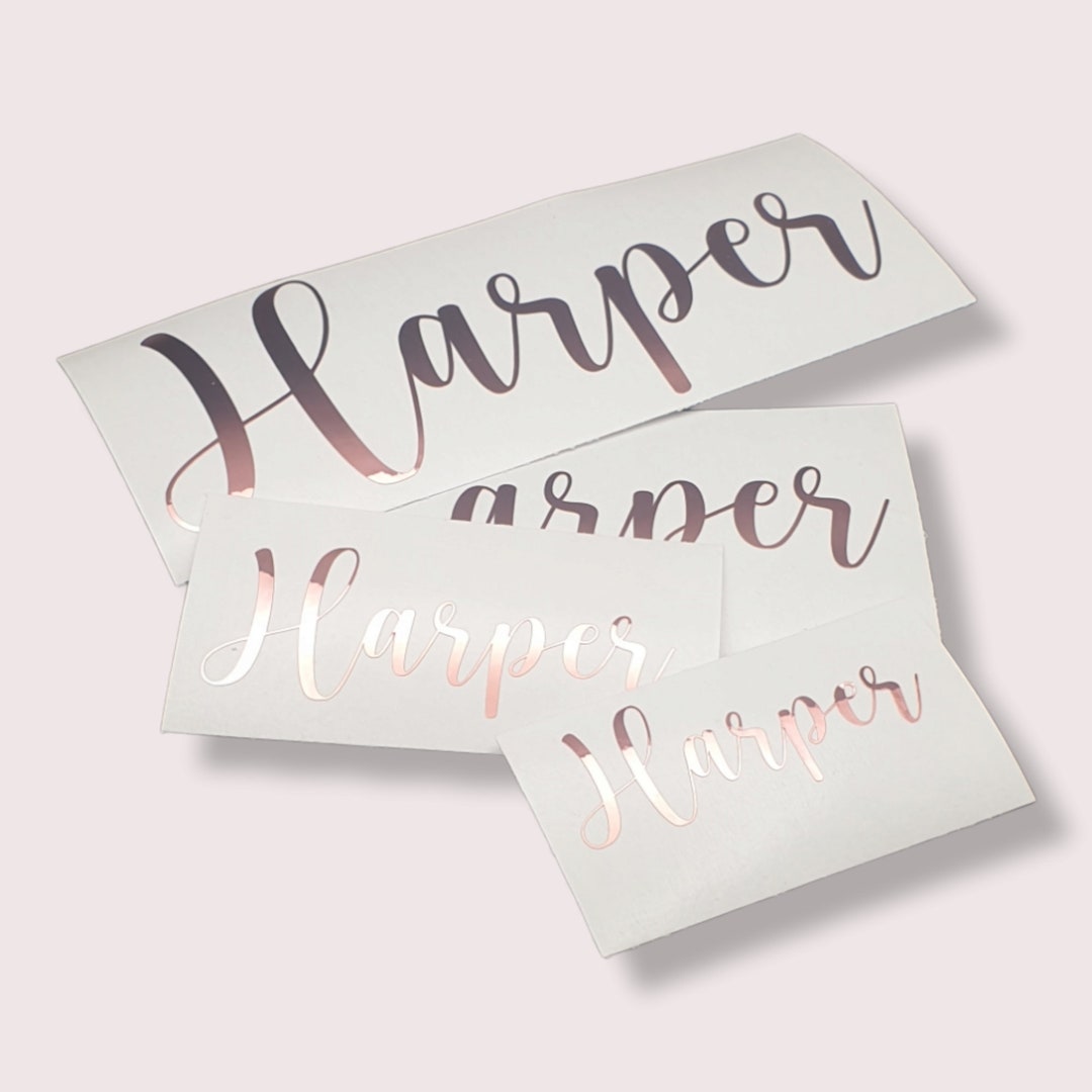 Personalised Vinyl Decal Label Stickers - for Gift Boxes, Notebooks ...