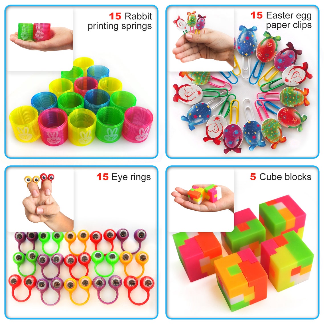 124 Pcs Prize Box Toys Kids Party Favors Easter Basket - Etsy