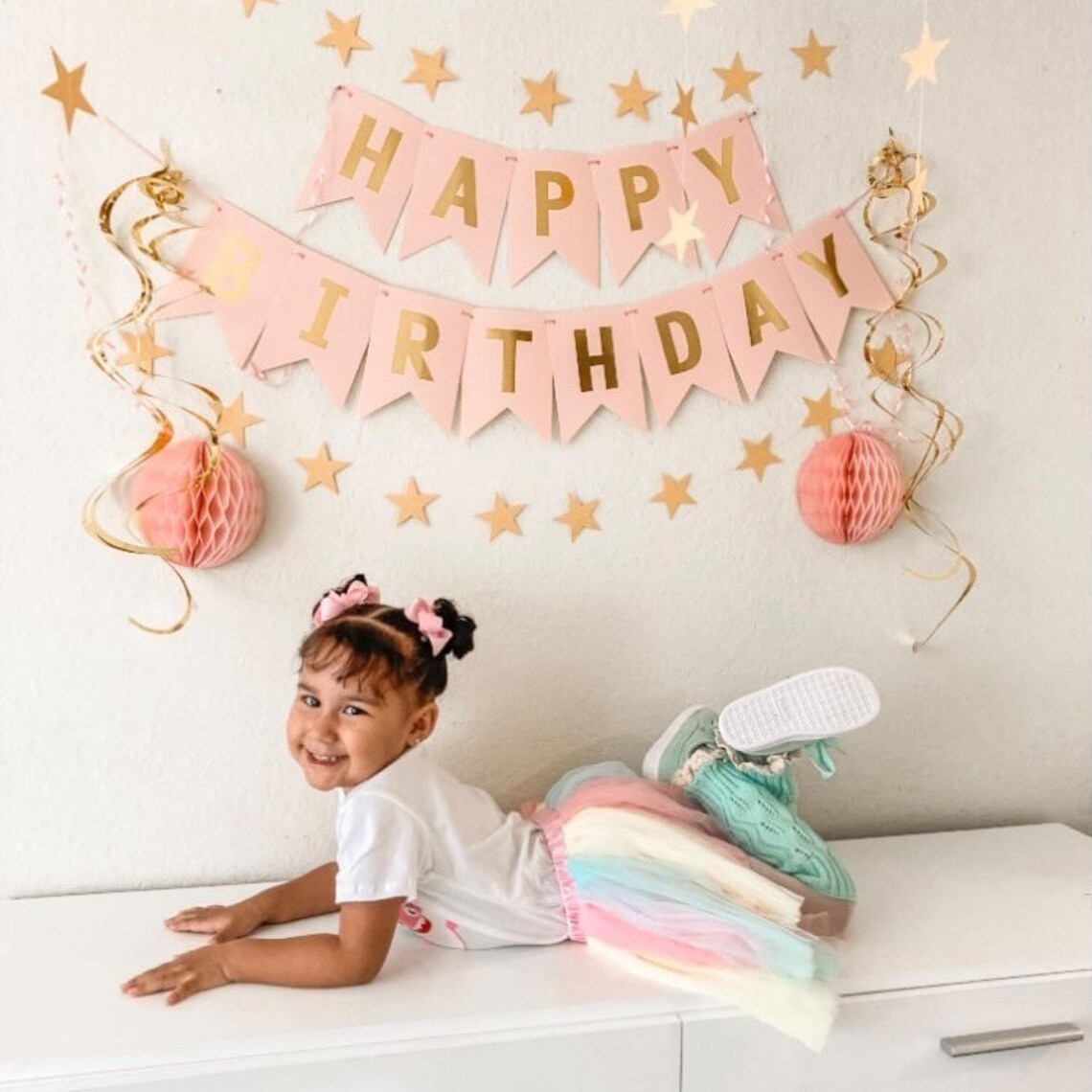 Happy Birthday Banner Kit Happy Birthday Decorations | Etsy