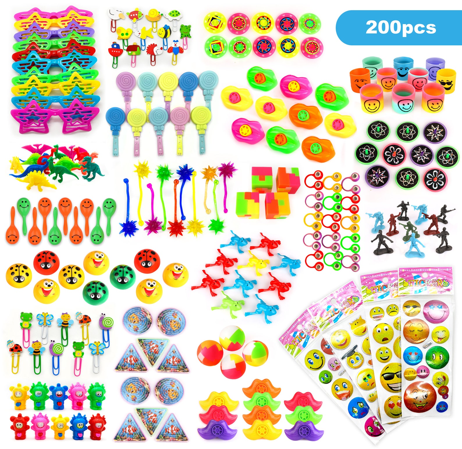 Party Favors Kids Pinata Filler 200 PCS Carnival Prizes Toys - Etsy