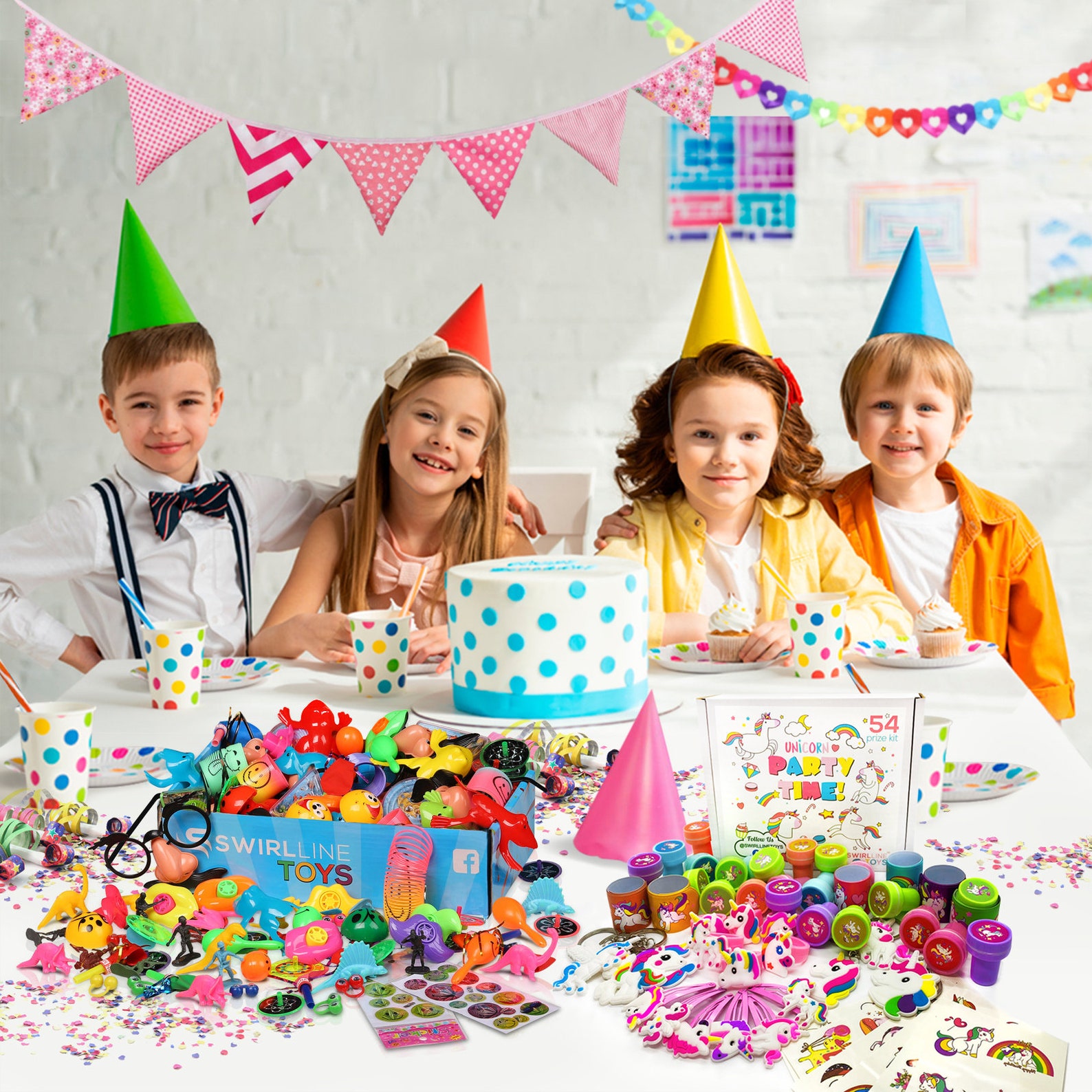 2 Sets of Party Favors for Kids Pinata Filler Unicorn - Etsy