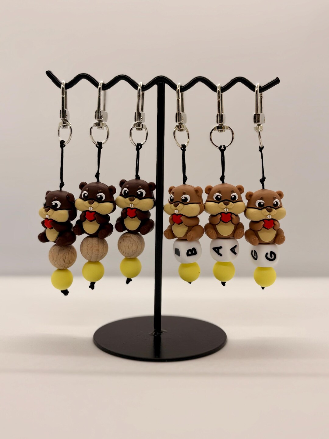 Beaver Keychain - Etsy