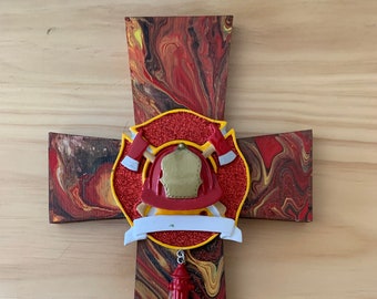 Cross Firefighter - Etsy