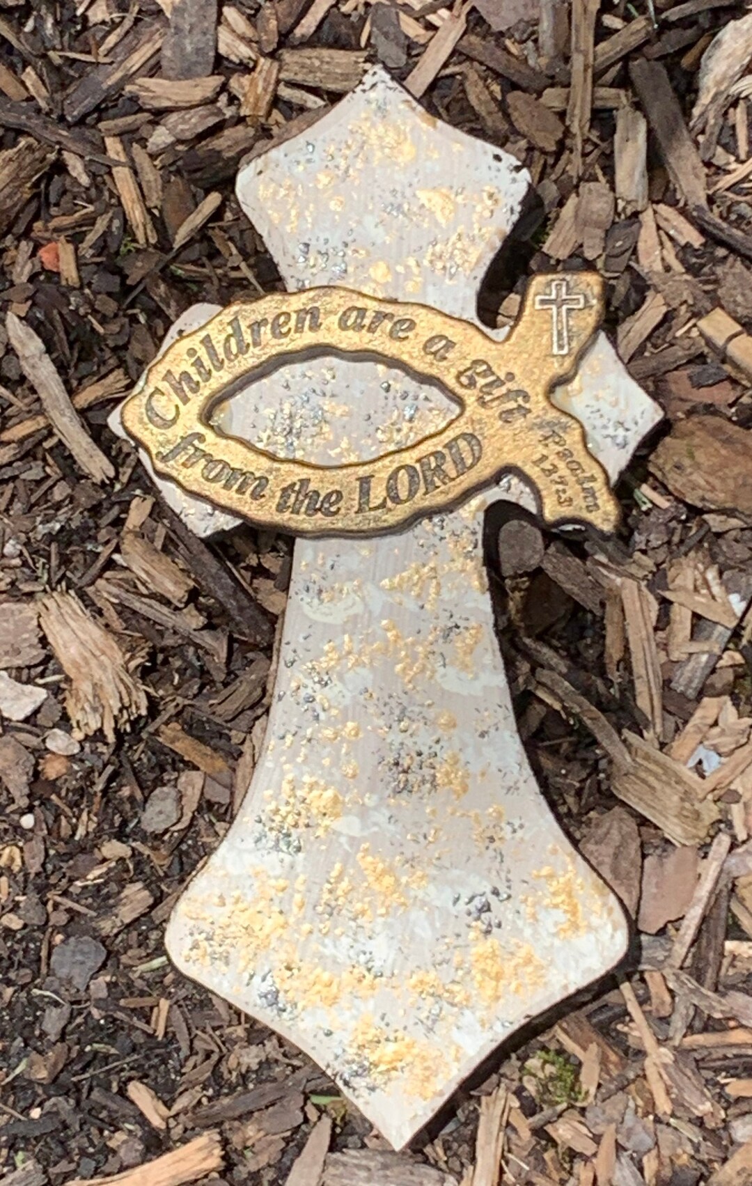 Christian Fish Cross - Etsy