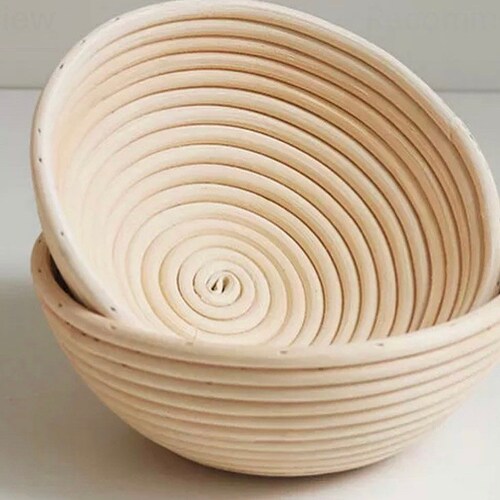 Round Banneton Bread Proofing Basket With Liner - Etsy