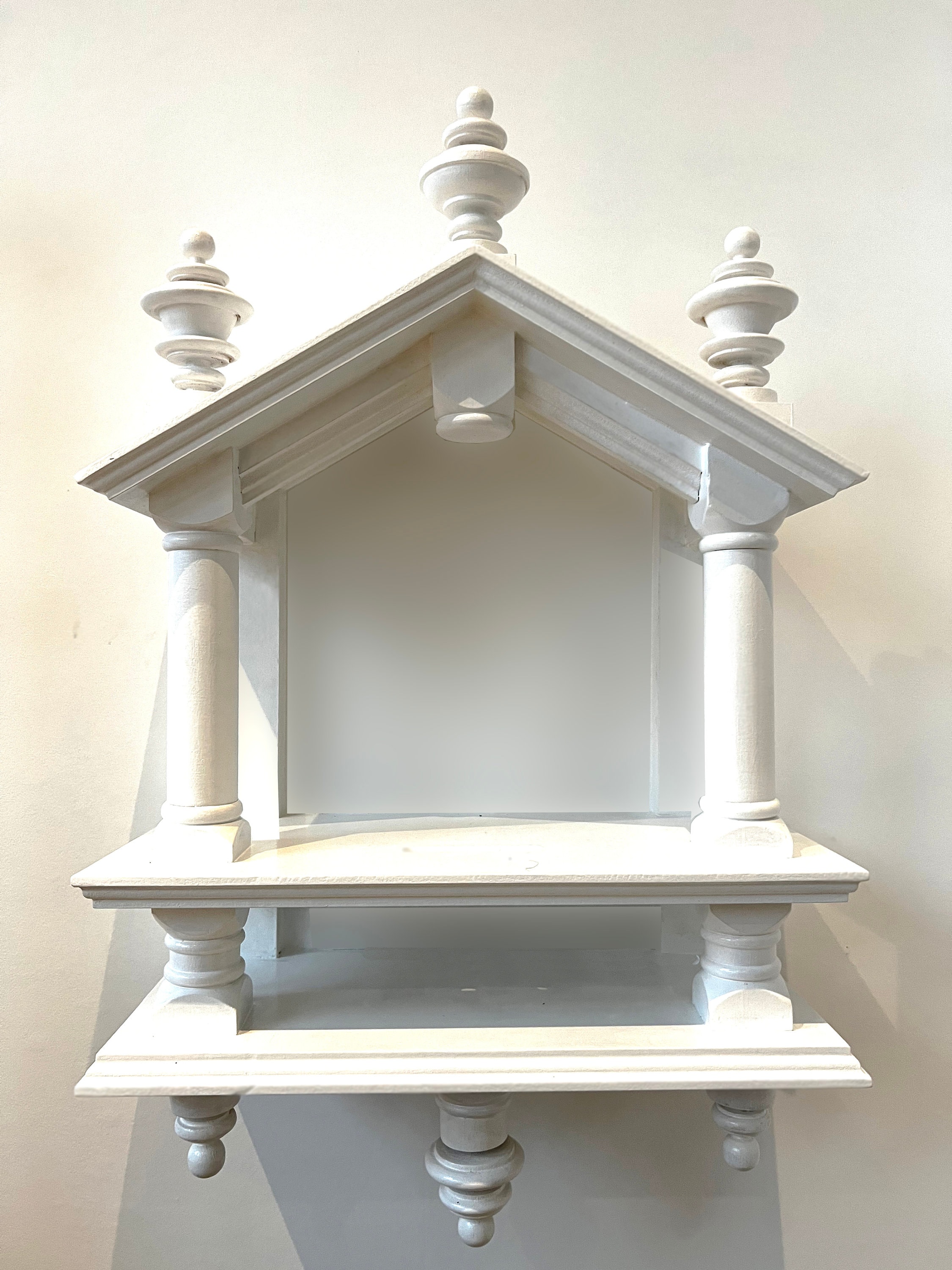 Handmade Wooden Wall Shrine - Decorative Shelf, Tabernacle, Reliquary ...