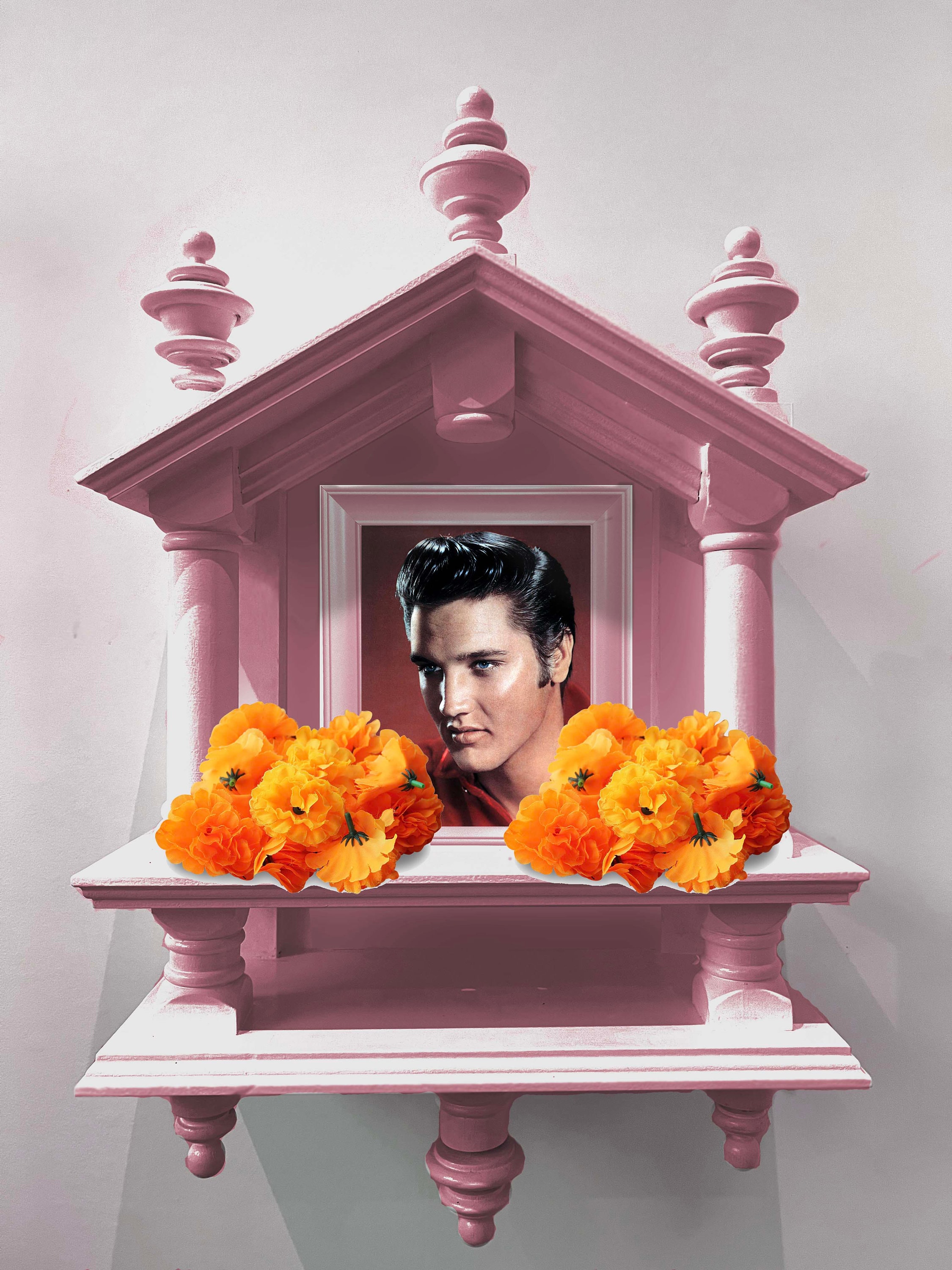 Handmade Wooden Wall Shrine - Decorative Shelf, Tabernacle, Reliquary ...