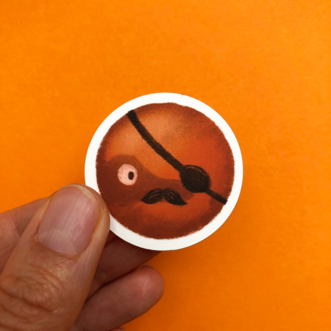 Mars Stickers, Planet Stickers, Space Stickers - Etsy