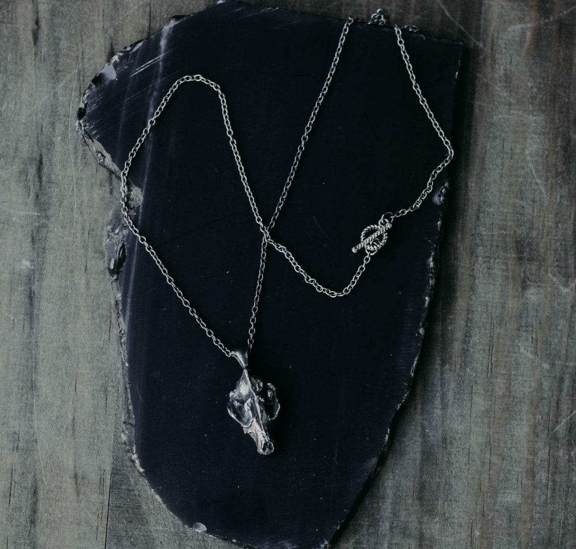 Silver Odin's Wolf Skull Fenrir Skull Wolf Skull With | Etsy