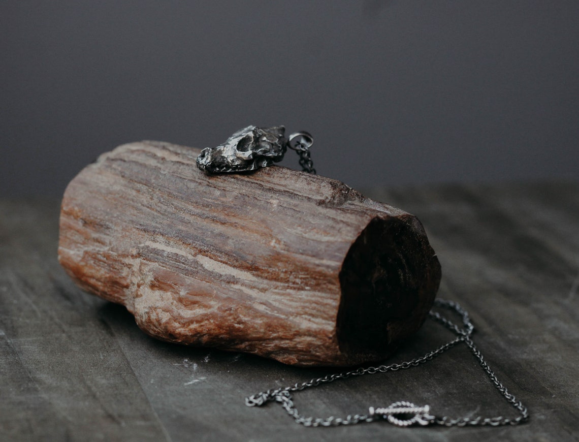 Silver Odin's Wolf Skull Fenrir Skull Wolf Skull With | Etsy