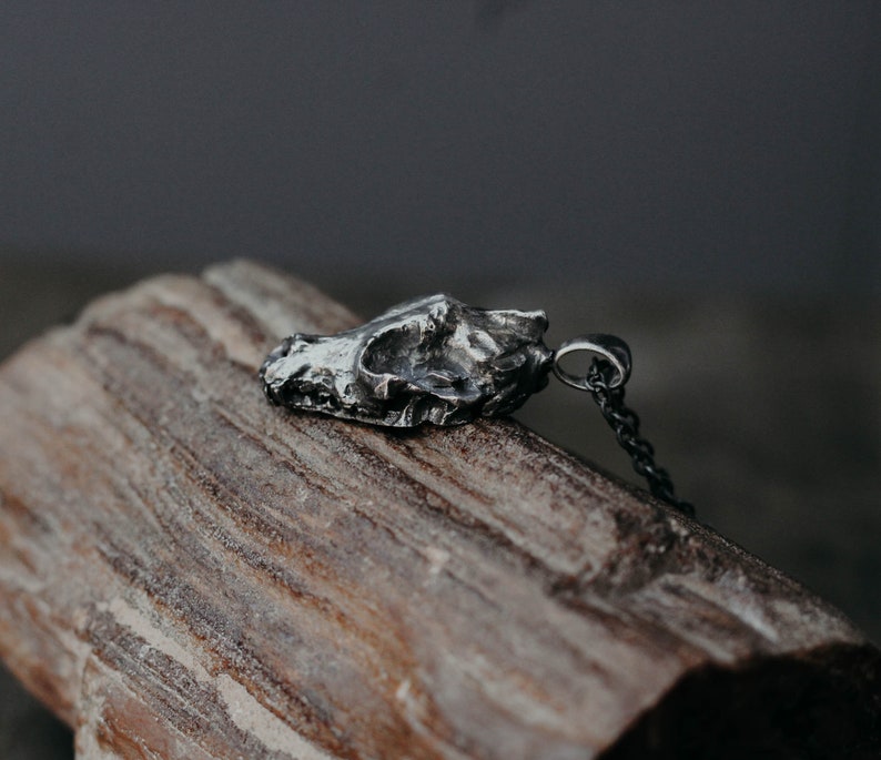 Silver Odin's Wolf Skull Fenrir Skull Wolf Skull With | Etsy