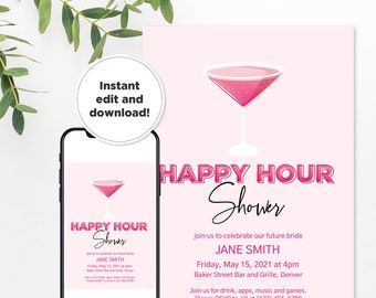 Happy Hour Shower - Etsy