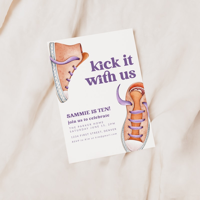 Shoe Invitations - Etsy