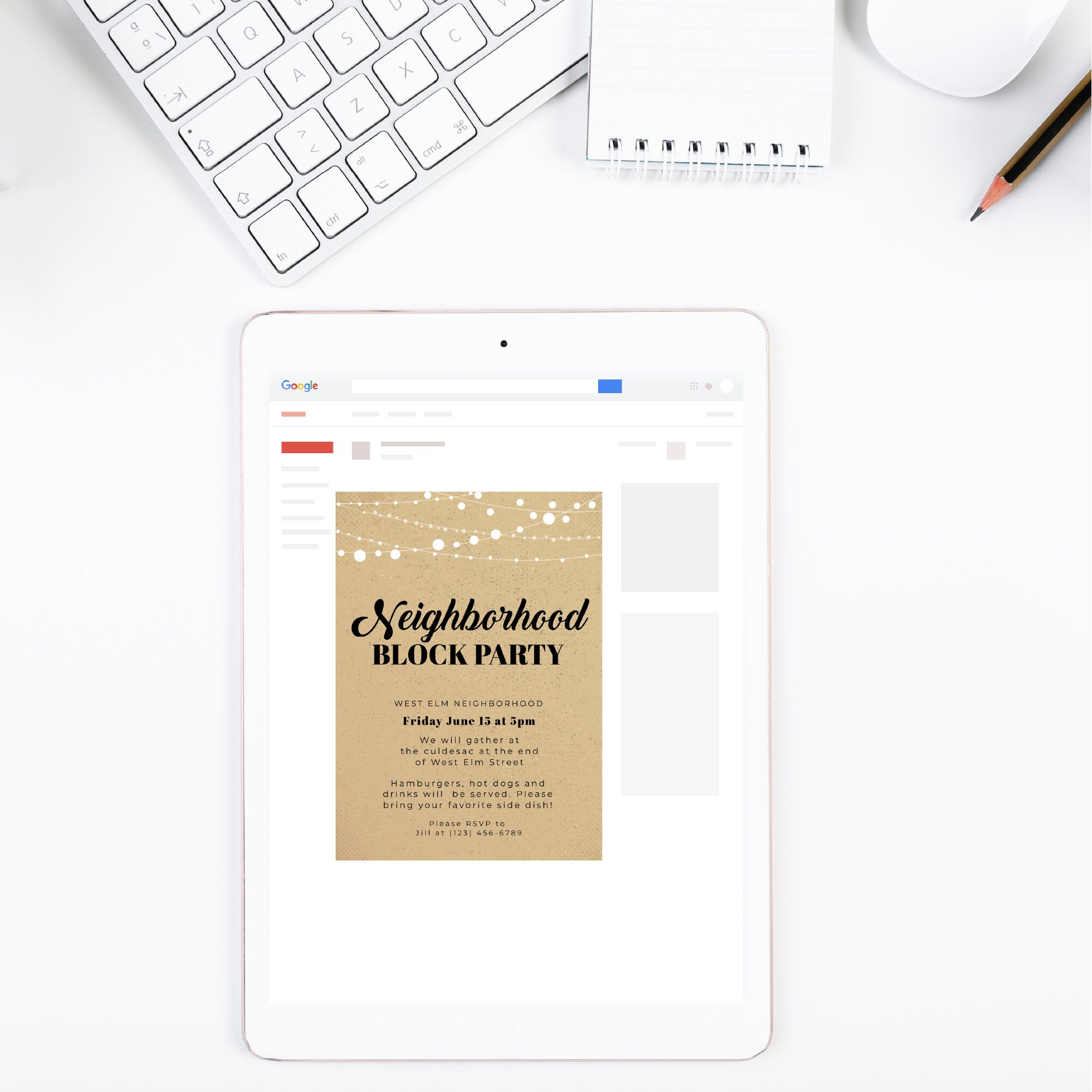 Editable and Customizable Block Party/neighborhood Party - Etsy