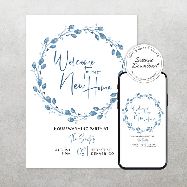 New Home Invitation - Etsy