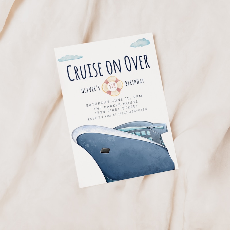 Ship Invitation - Etsy