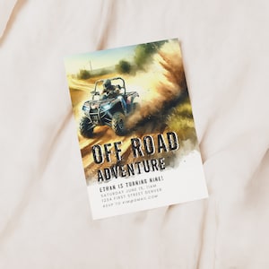 Calling All Adventurers - Off-roading 4-wheeler Theme Birthday Party ...