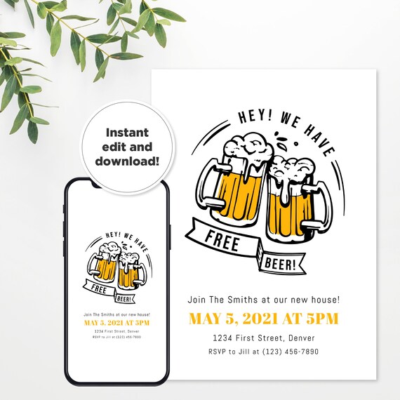 Invitations Invitations & Announcements Paper & Party Supplies Hey We ...