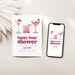Happy Hour Bridal Shower Invitation: Pink Drinks, Modern Template ...