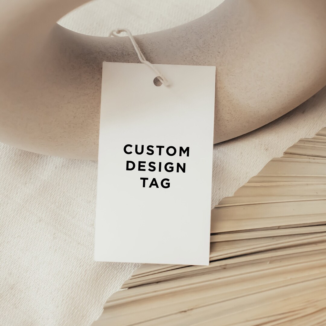 Custom Thank You Tag Design Order - Etsy