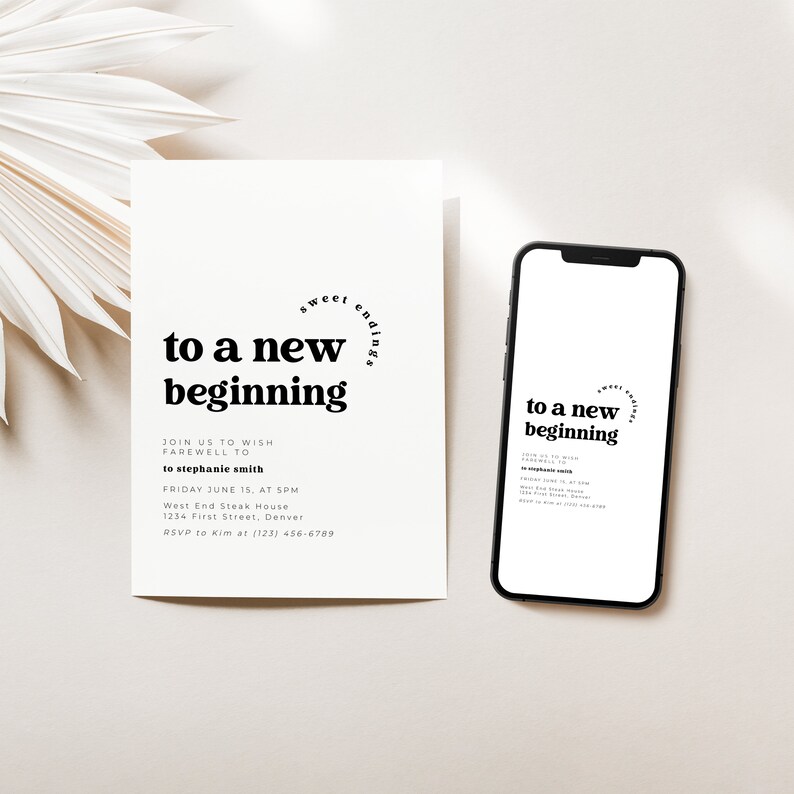 Sweet Endings to a New Beginning Moving Retirement Relocation Party ...