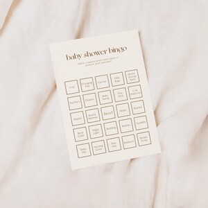 Baby Shower Bingo, 10 Different Cards, Editable - Instant Edit and ...