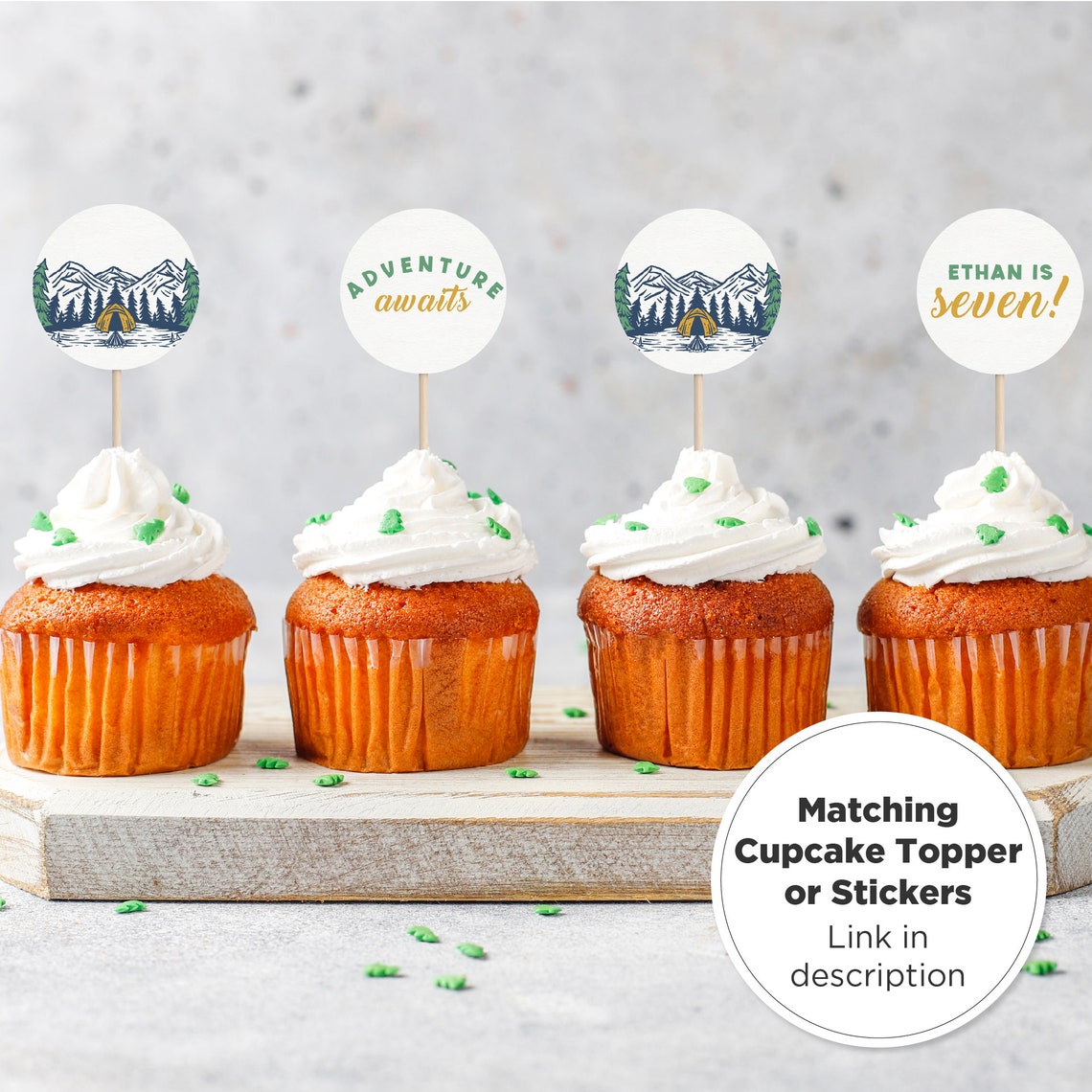 Adventure Awaits Camping Theme Birthday Party Invitation - Etsy