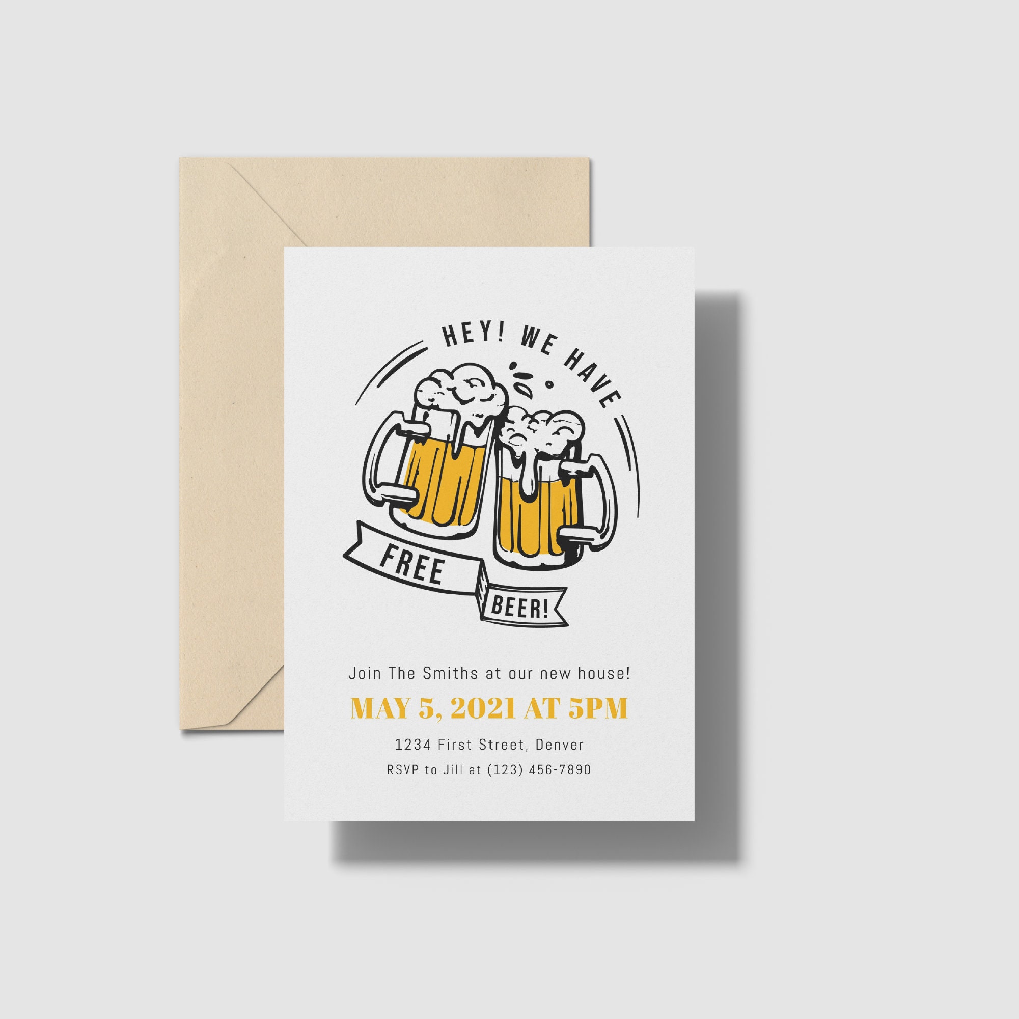 Invitations Invitations & Announcements Paper & Party Supplies Hey We ...